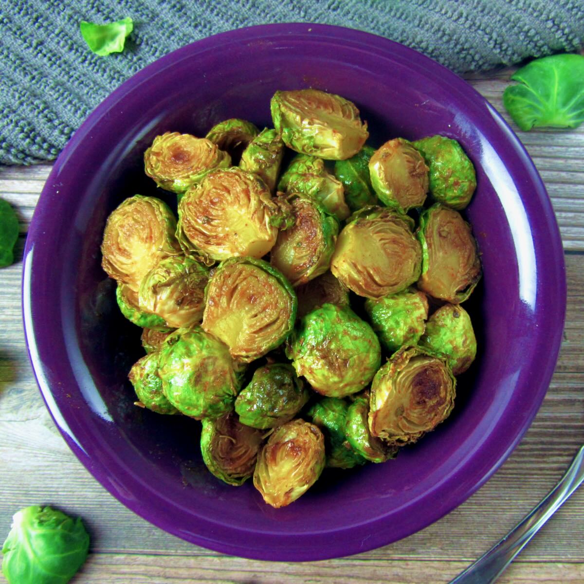Smoky Roasted Brussels Sprouts - Joyful Balance