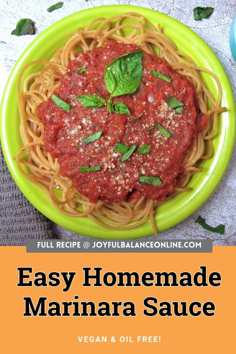 Easy Homemade Marinara Sauce - Joyful Balance