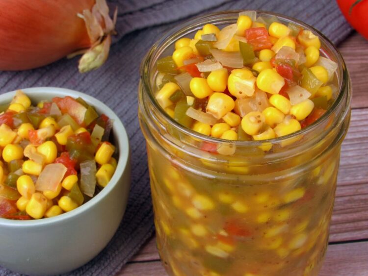 Homemade Corn Relish - Joyful Balance