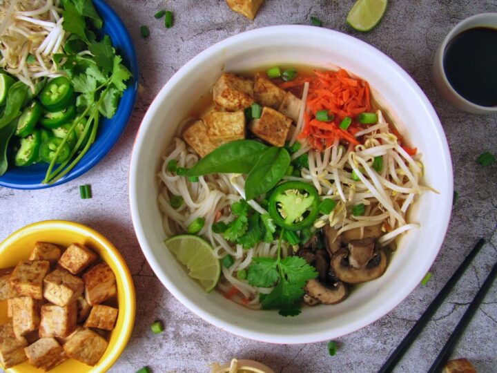 Vegan Pho With Tofu - Joyful Balance