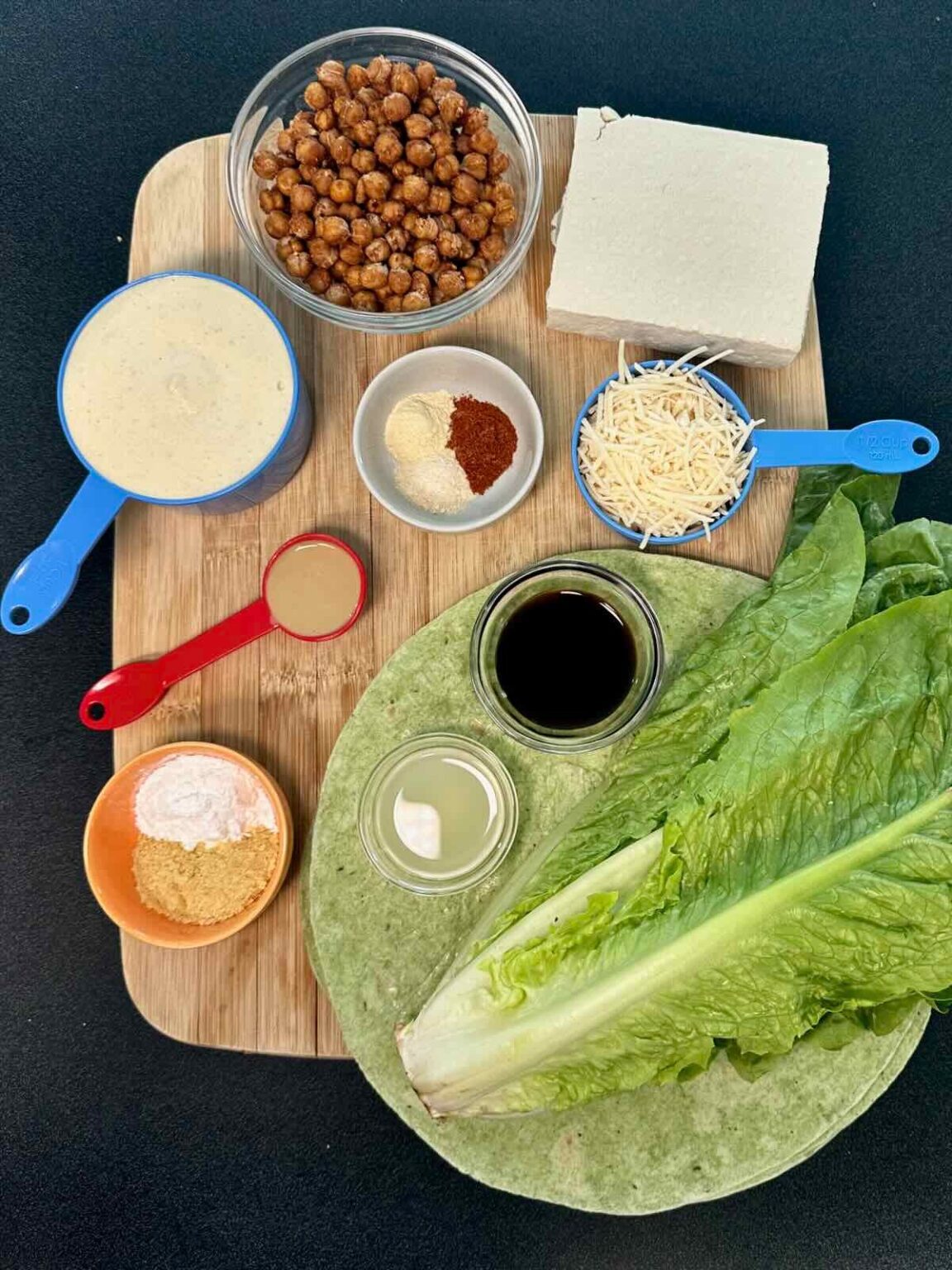 Vegan Chicken Caesar Wrap - Joyful Balance